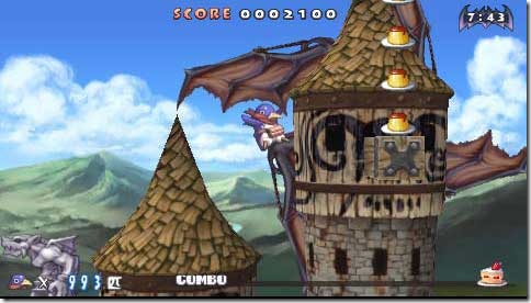 Screenshots of a 2D Prinny PSP action game - Siliconera