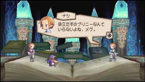 Screenshots of a 2D Prinny PSP action game - Siliconera