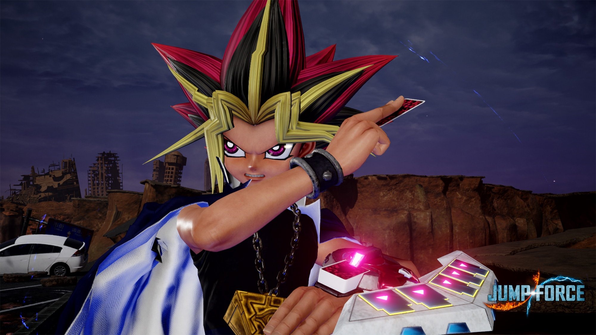 Yugi Summons Dark Magician, Dark Magician Girl, And Slifer In Jump ...