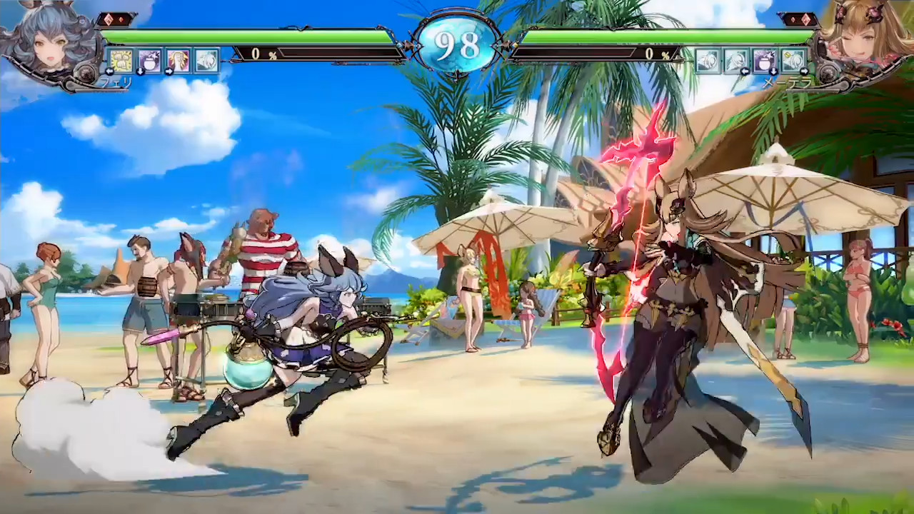 Granblue Fantasy Versus Gameplay Video Shows Ferry Vs Metera On Auguste ...