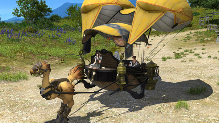 New FFXIV Chocobo Carriage Mount Seats 4, Costs $36