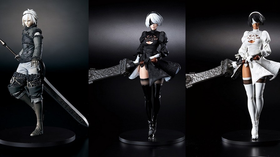 NieR 10th Anniversary Raffle Exclusive Nier, 2B, and 2P Figures Revealed