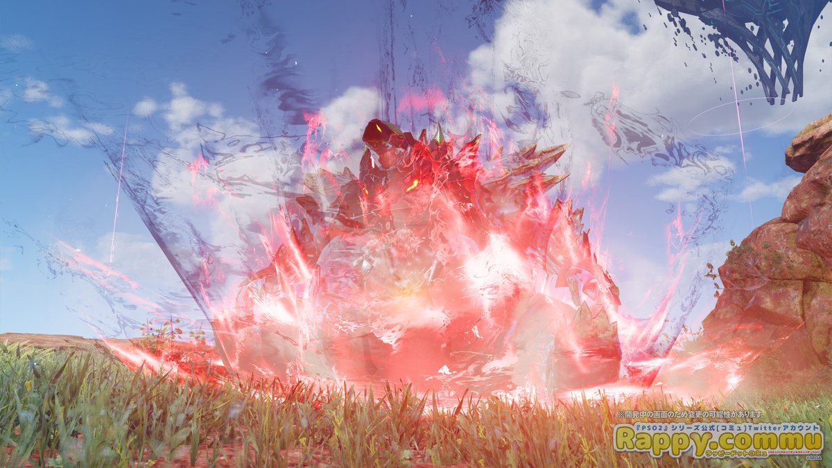 Armored PSO2 New Genesis DOLLS Enemy Has a Secret Weak Point