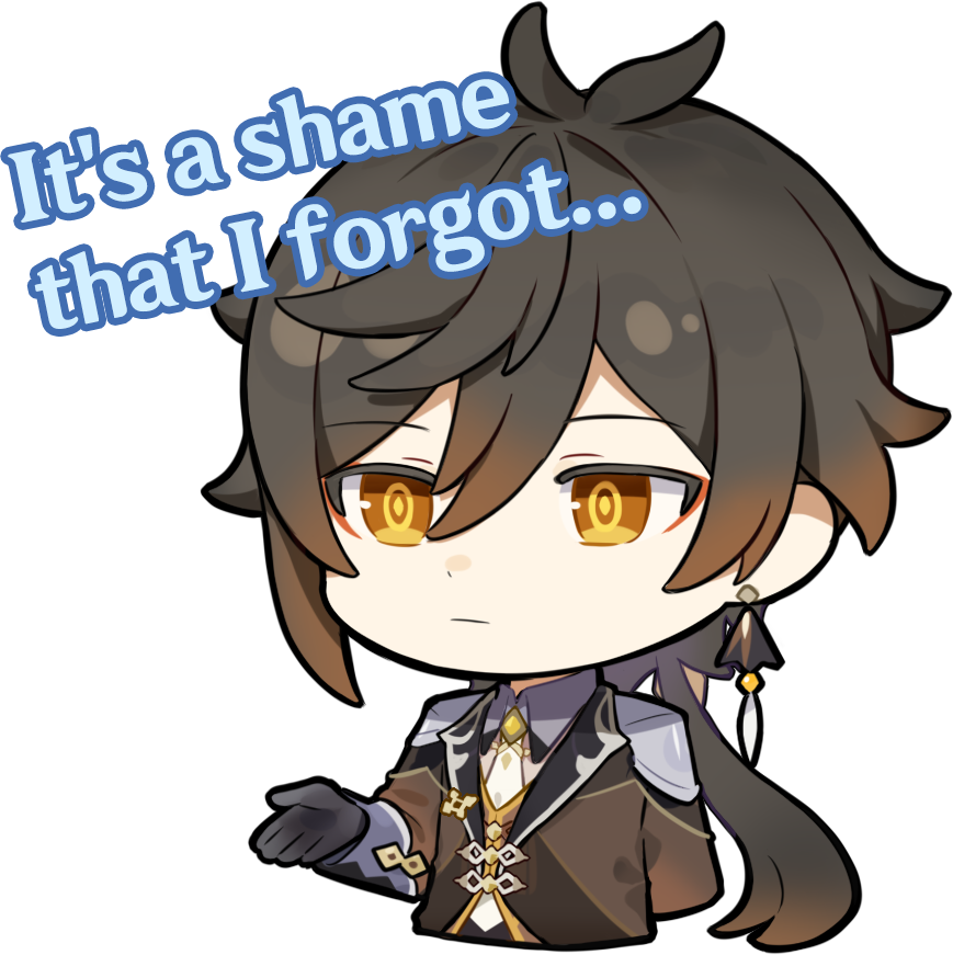 3 New Genshin Impact Zhongli Stickers Shared - Siliconera