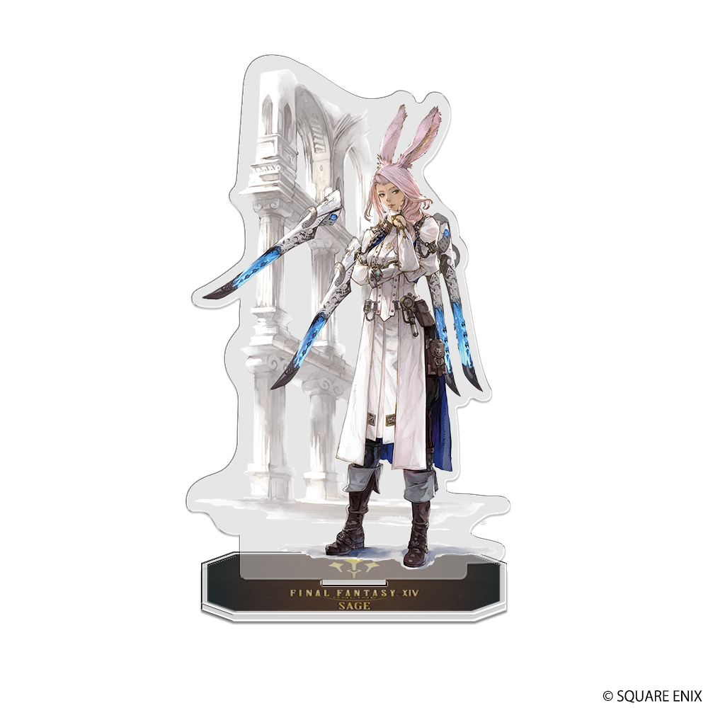 FFXIV Reaper and Sage Acrylic Job Stand Pre-orders Open - Siliconera