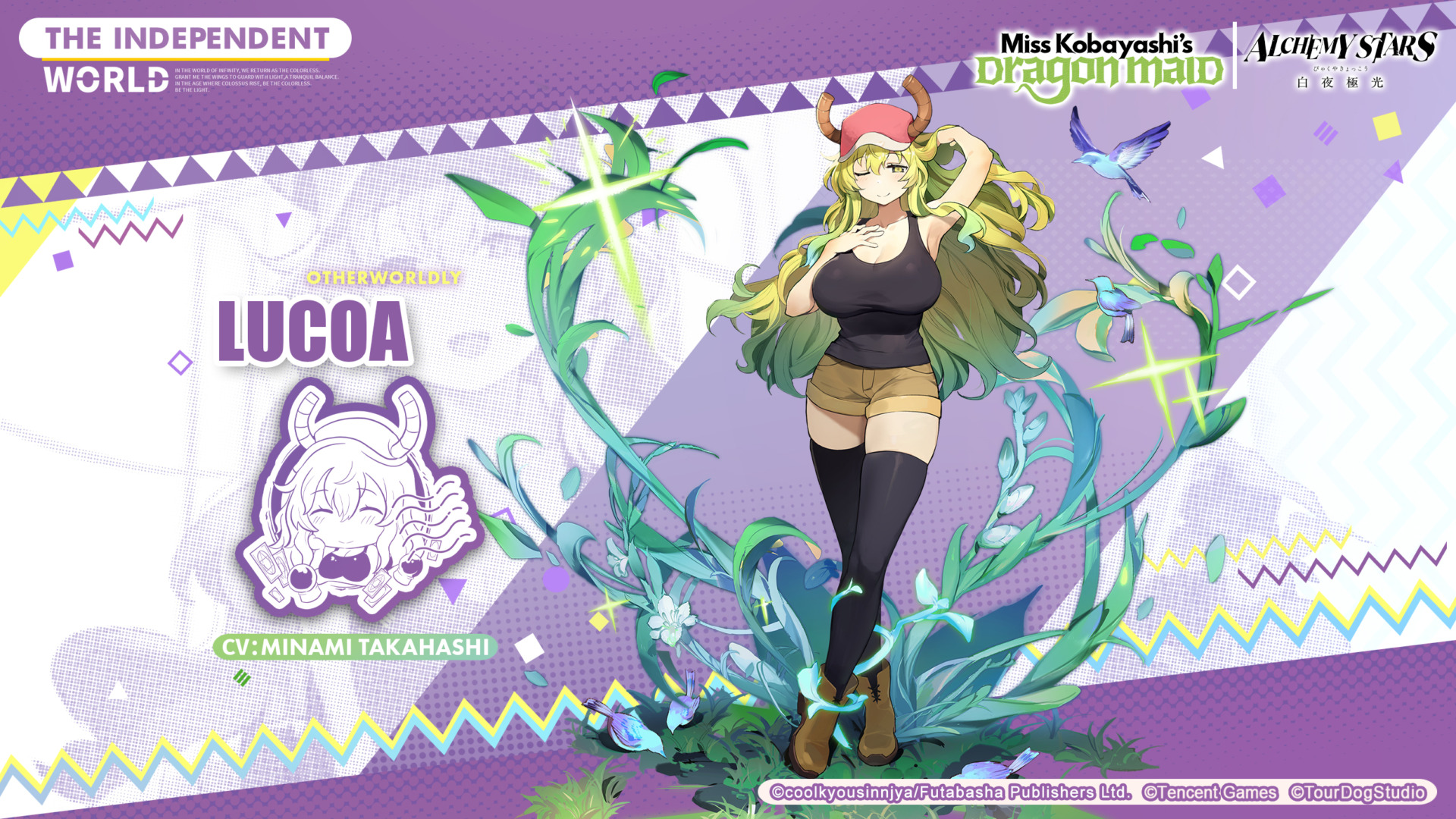 Alchemy Stars Miss Kobayashi’s Dragon Maid Characters Detailed